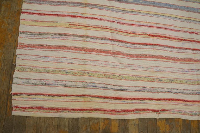 Antique American Rag Rug For Sale at 1stDibs