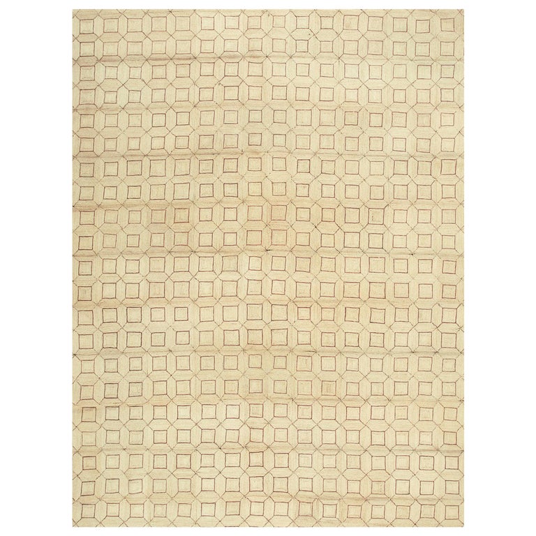 Vintage Woven Reed Rug For Sale at 1stDibs