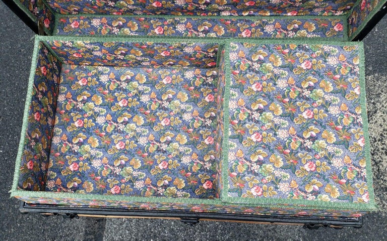 Antique American Refinished and Re-Upholstered Blanket Trunk Chest For ...