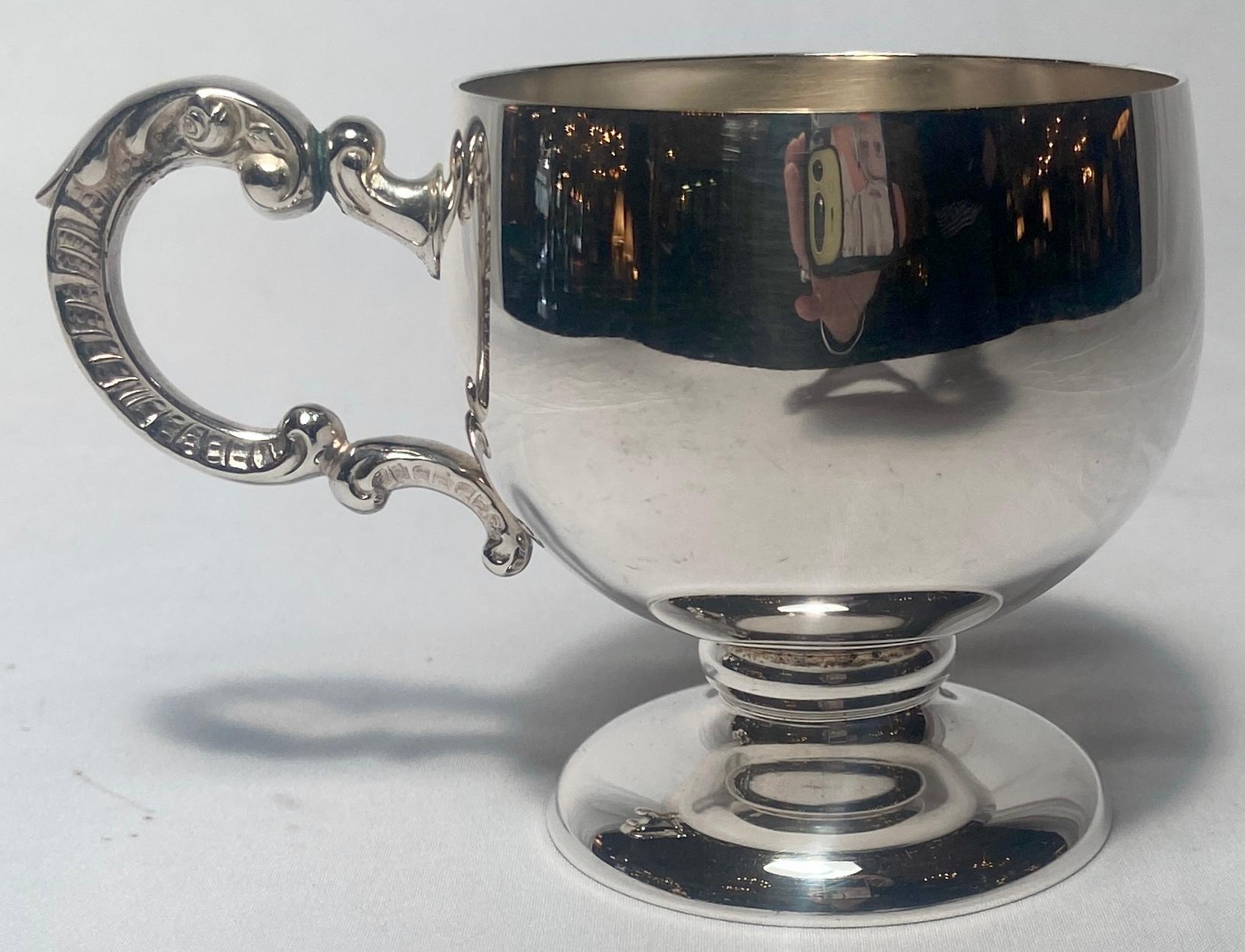 Antique American Silver-Plated Complete Punch Bowl Set, Circa 1910-1920 ...