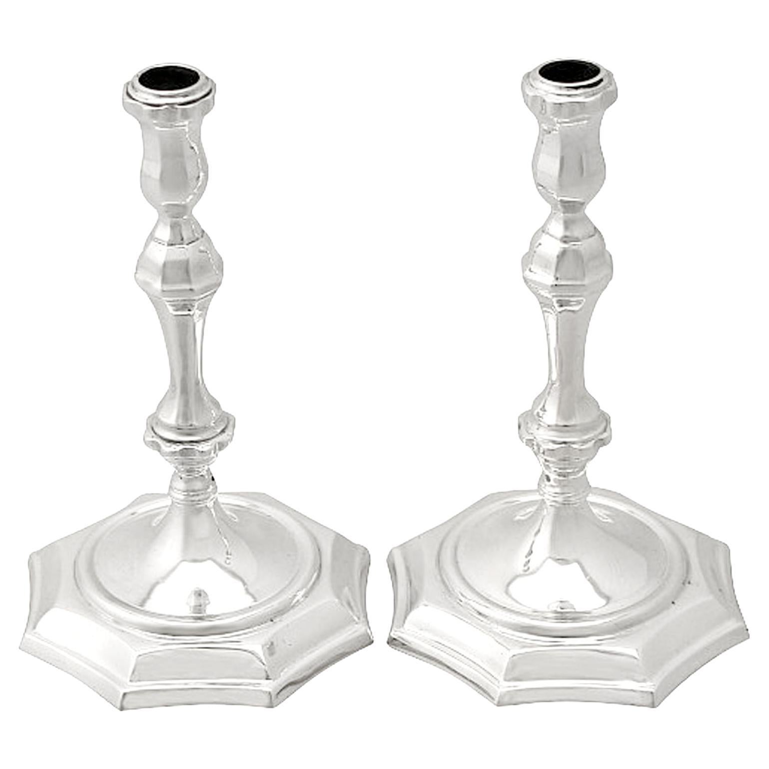 Antique Early American Chamber Stick at 1stDibs