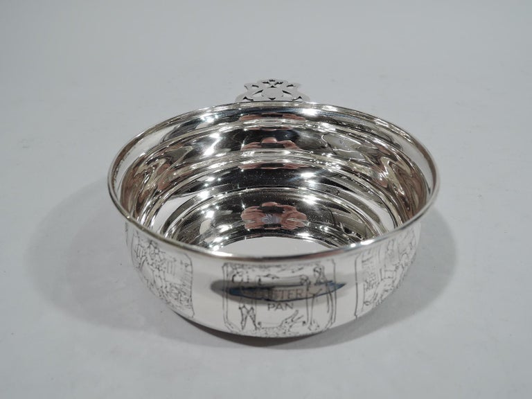 Antique American Webster Edwardian Sterling Silver Peter Pan Porringer ...