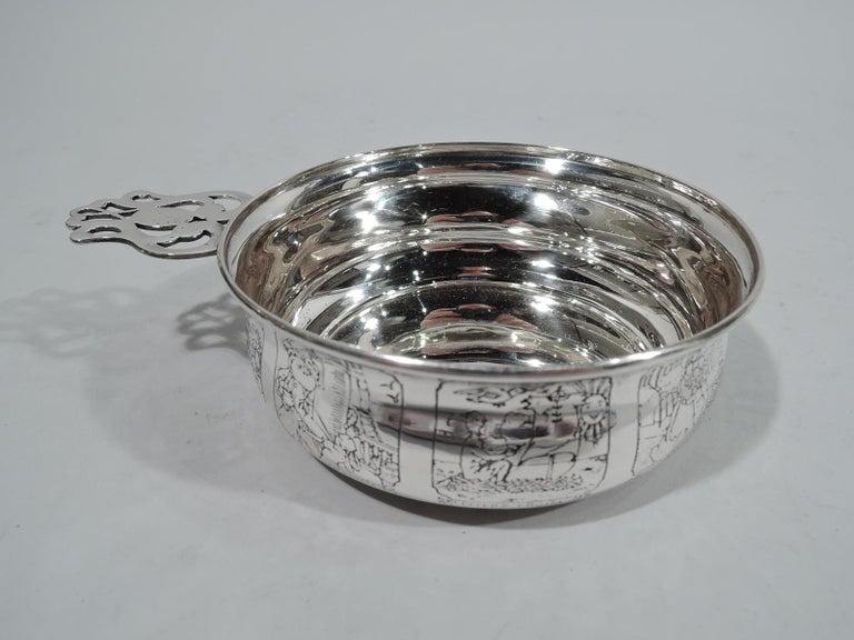 Antique American Webster Edwardian Sterling Silver Peter Pan Porringer ...