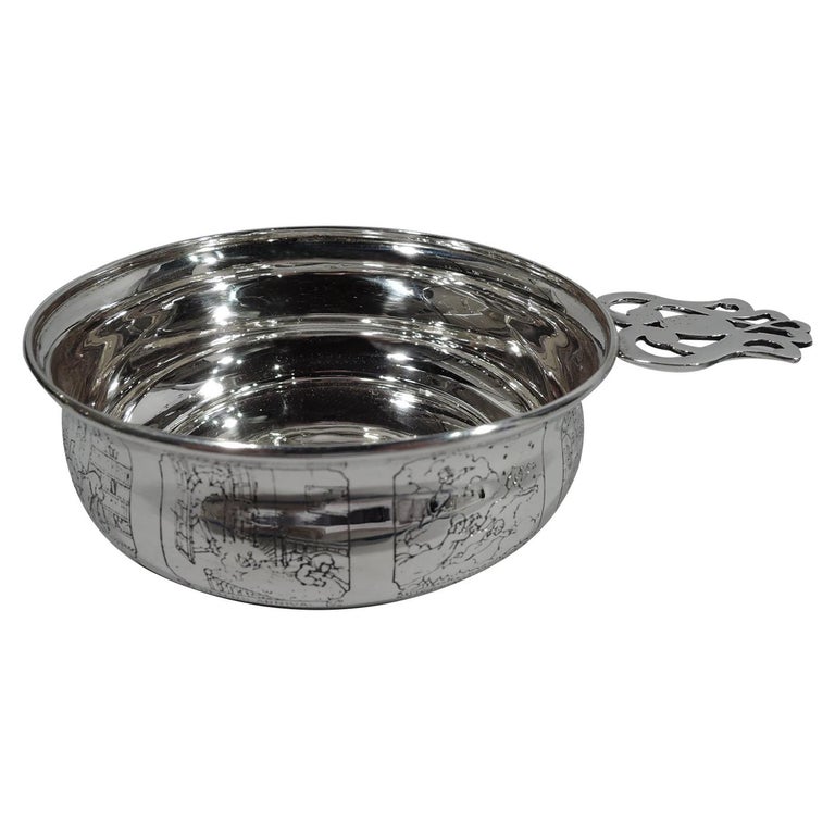 Antique American Webster Edwardian Sterling Silver Peter Pan Porringer ...