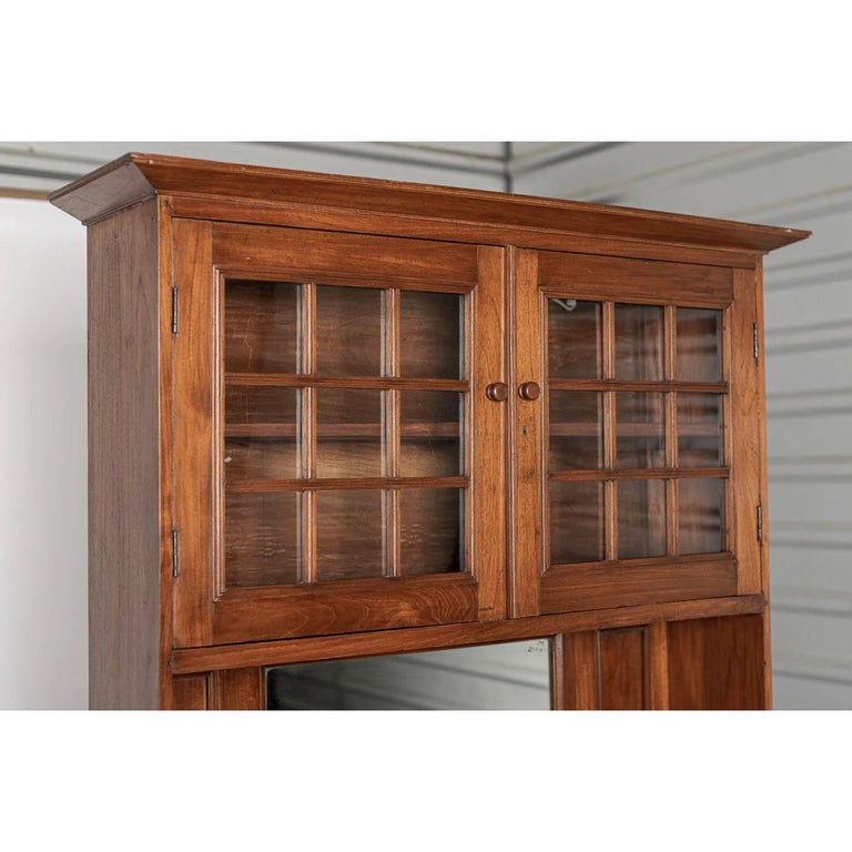 Antique American Wooden Cupboard Storage Cabinet, Late 1800s For Sale ...