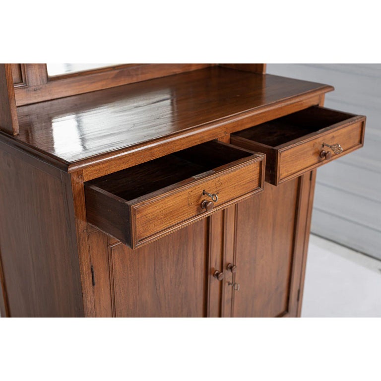 Antique American Wooden Cupboard Storage Cabinet, Late 1800s For Sale ...