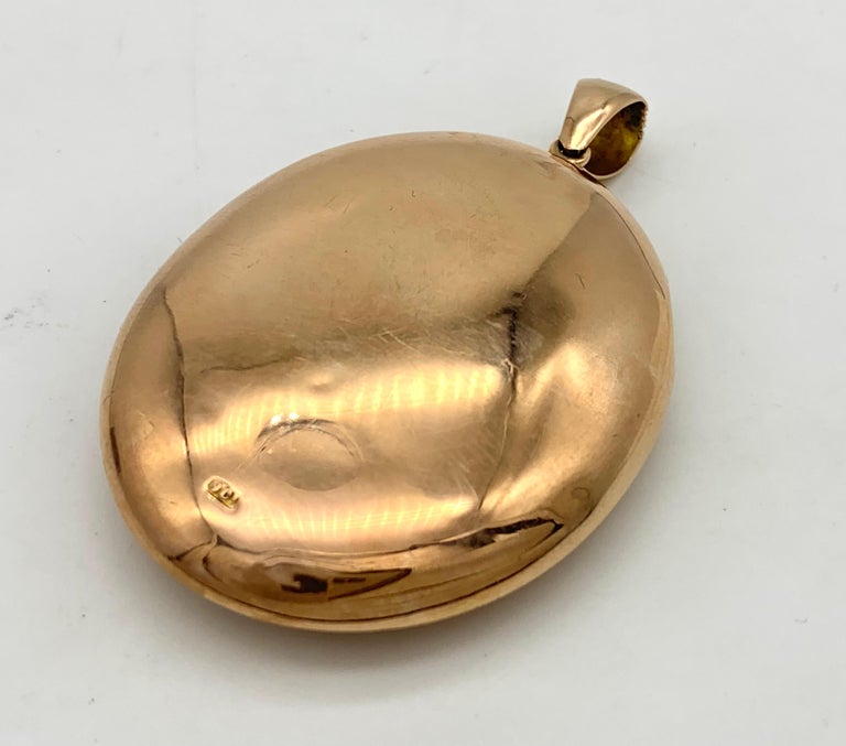 Antique Amor Cupid Pale Blue Wedgwood Pendant 9 karat Red Gold ...