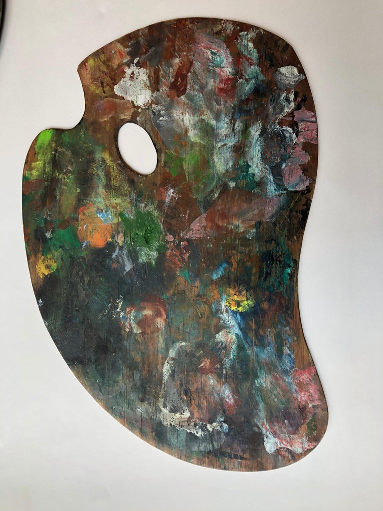 Antique and Vintage Wooden Artist Painters Palettes at 1stDibs