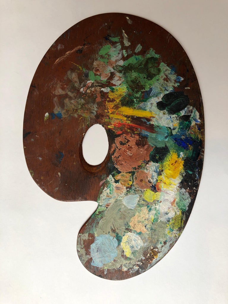 Antique and Vintage Wooden Artist Painters Palettes at 1stDibs