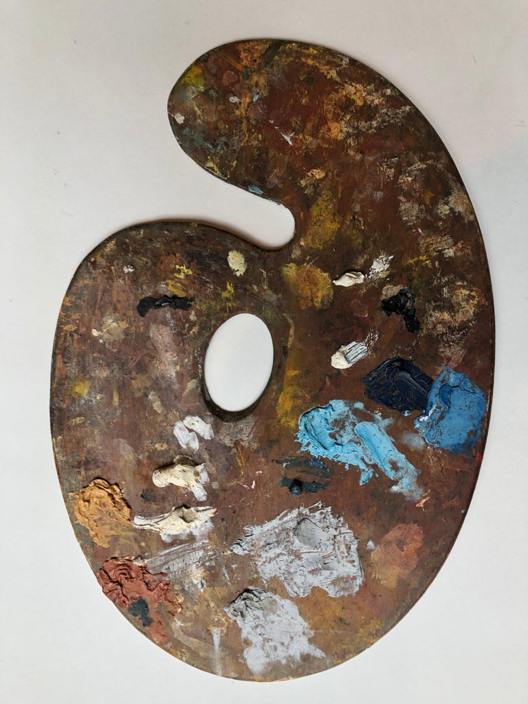 Antique and Vintage Wooden Artist Painters Palettes at 1stDibs