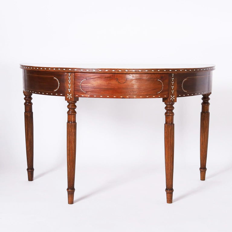Antique Anglo Indian Style Filipino Five Piece Dining Table For Sale at ...