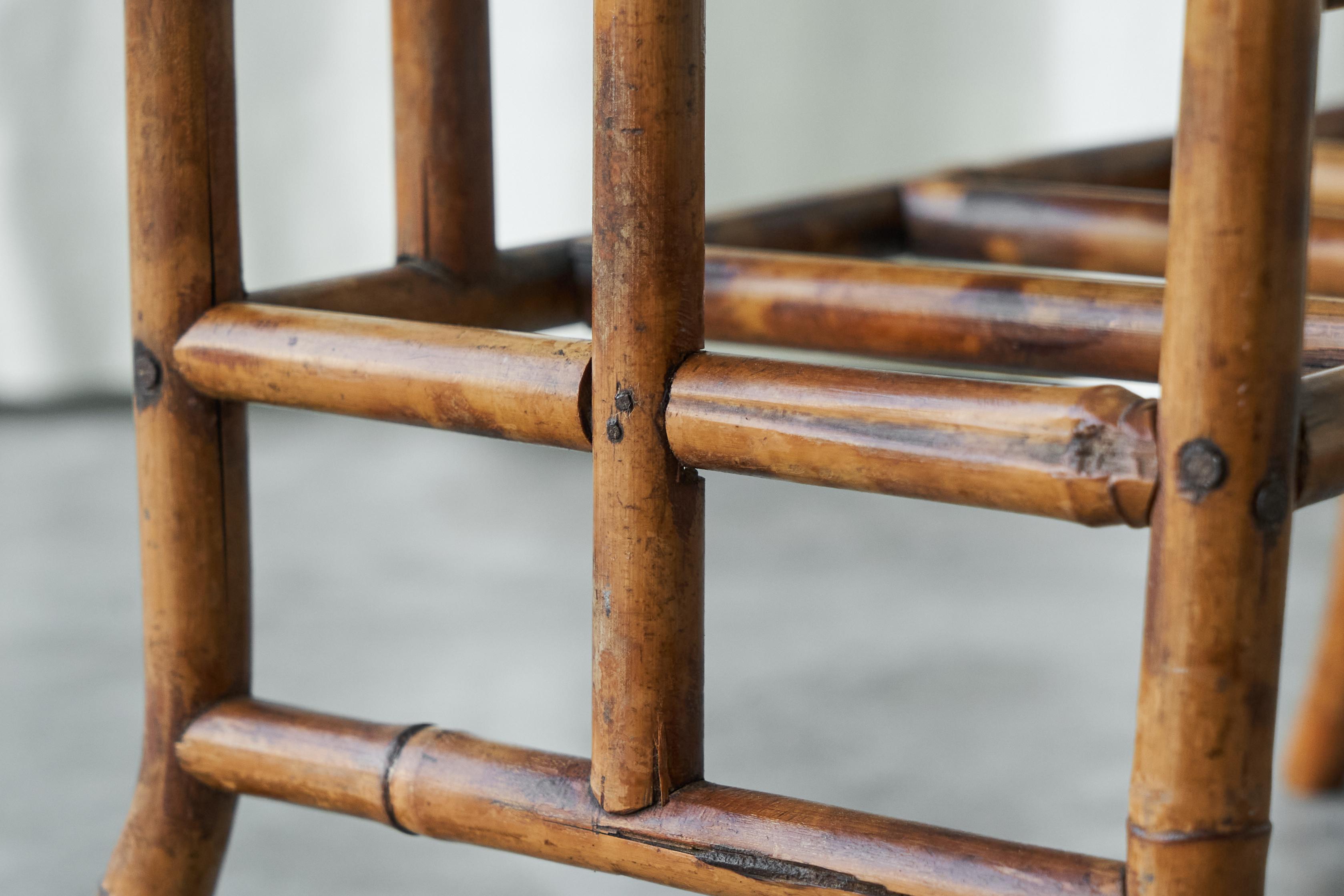Antique Anglo Japanese Magazine Rack in Tortoiseshell Bamboo Late 19th ...