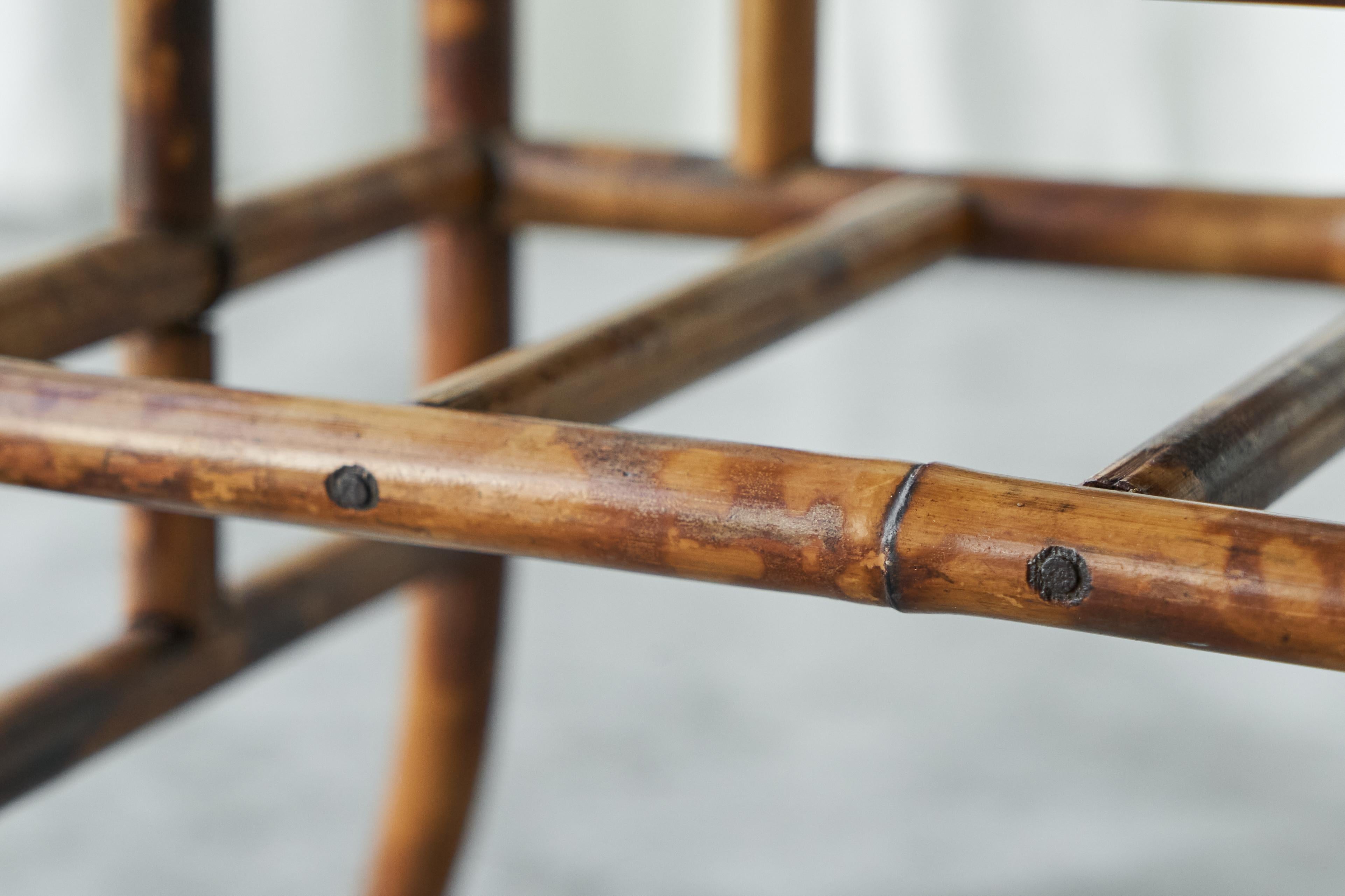 Antique Anglo Japanese Magazine Rack in Tortoiseshell Bamboo Late 19th ...