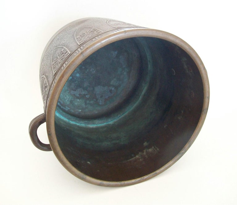 Antique Archaic Style Patinated Bronze Planter, China, Early 20th ...