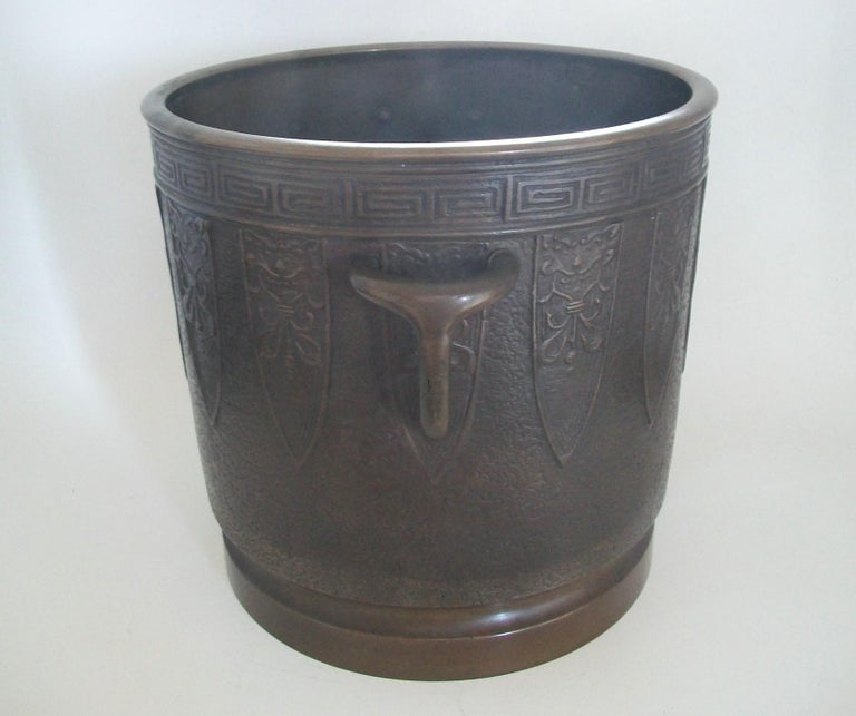 Antique Archaic Style Patinated Bronze Planter, China, Early 20th ...