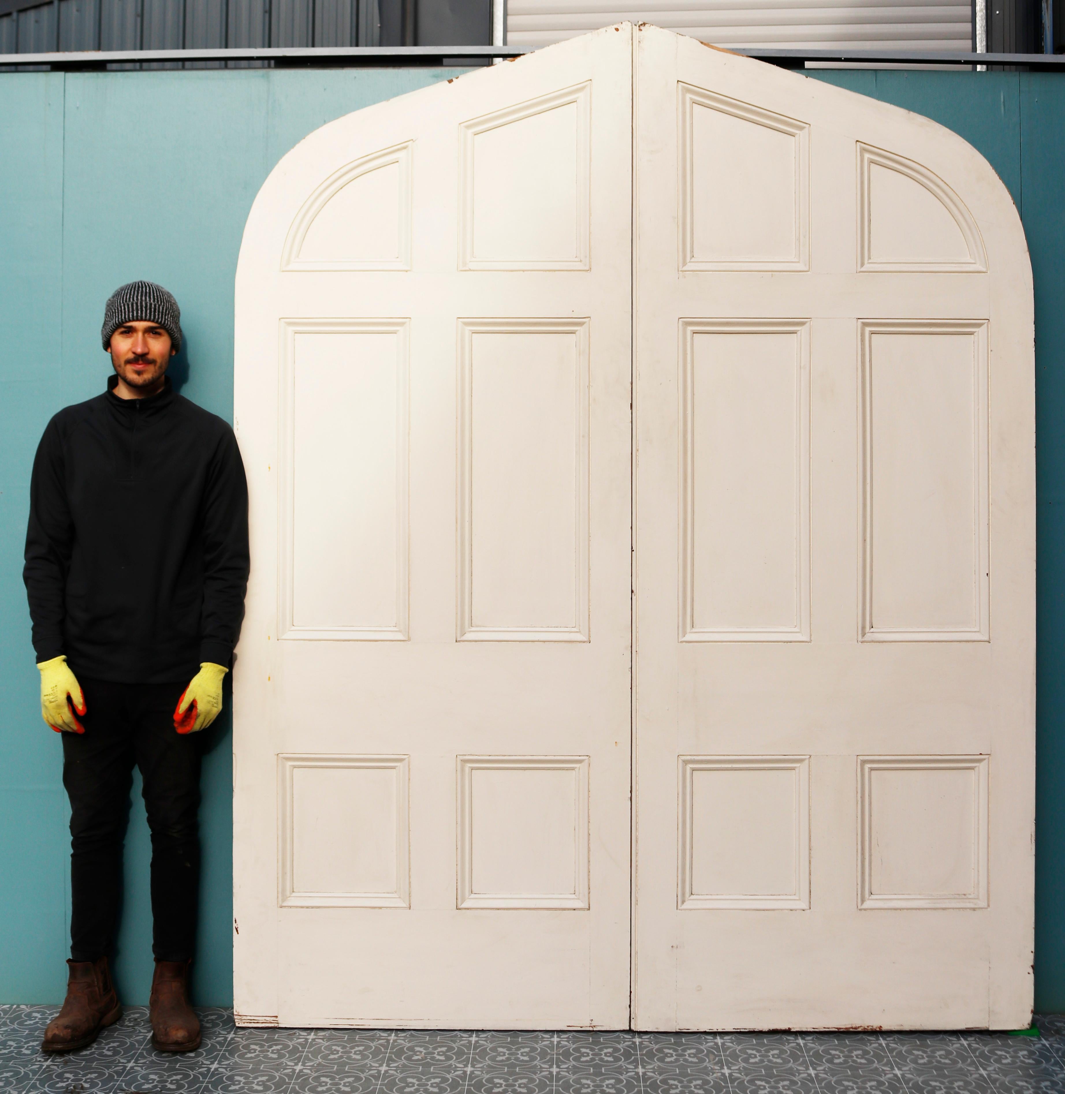 Antique Arched Doors with Architrave Surround at 1stDibs | curved ...
