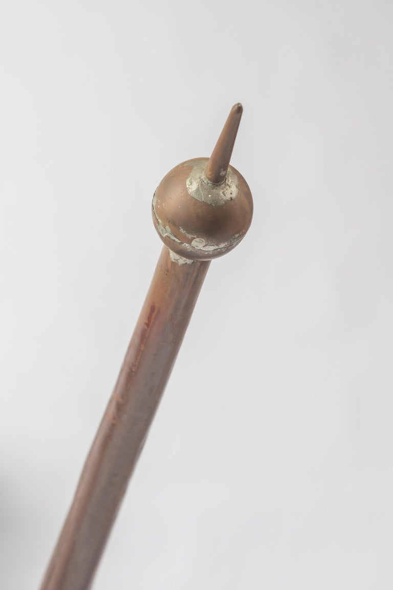 Antique Architectural Copper Spire with Hexagonal Base For Sale at 1stDibs