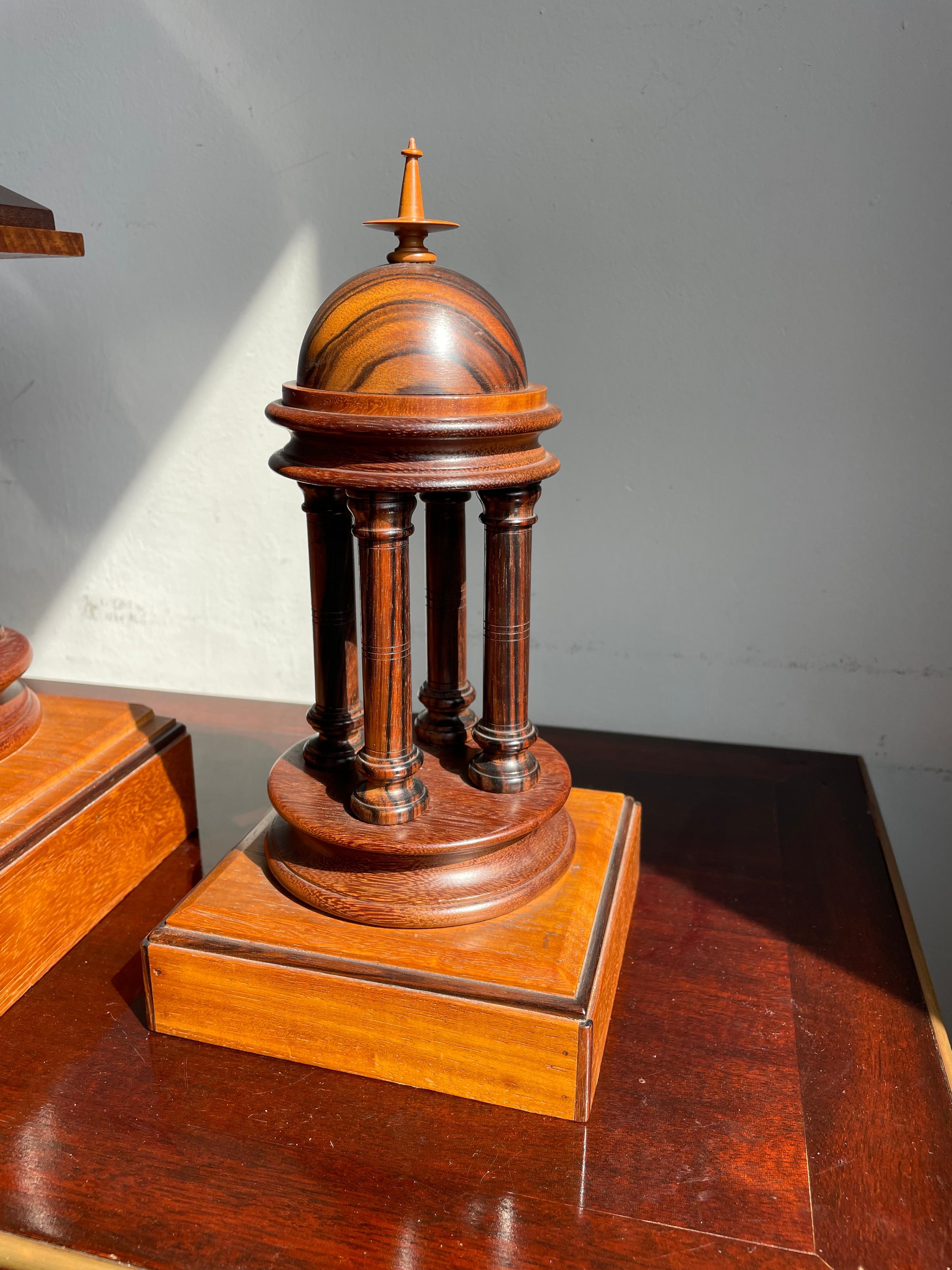 Antique Architectural Design Classical Revival Clock Set with American ...