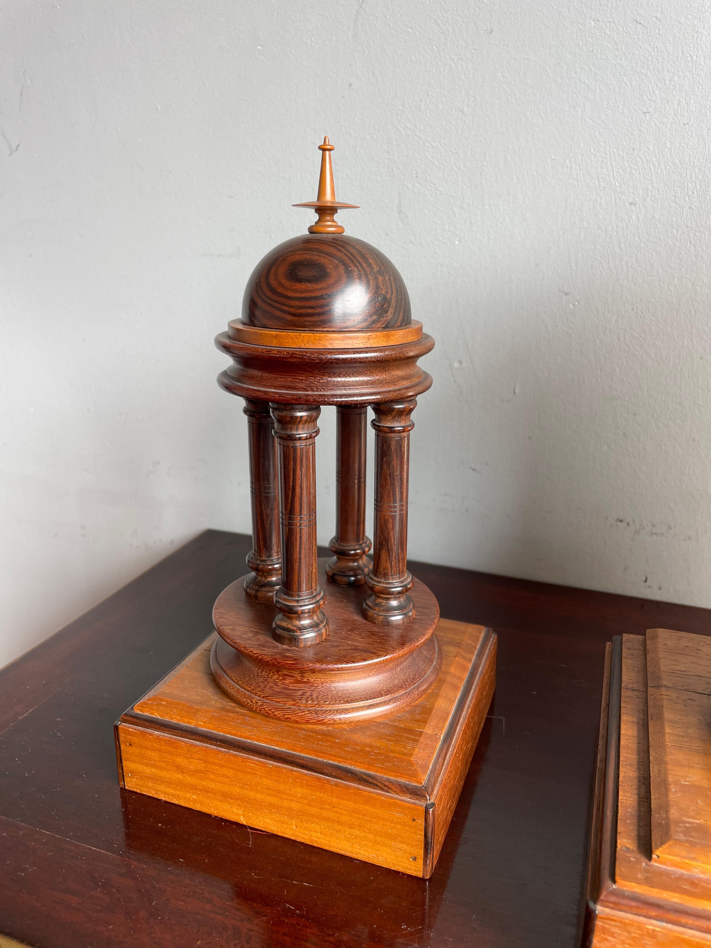 Antique Architectural Design Classical Revival Clock Set with American ...