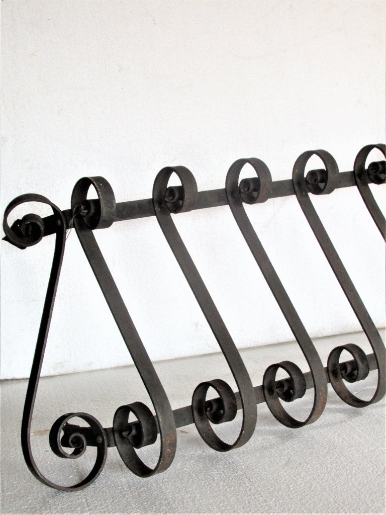 Antique Architectural Hand Wrought Iron Window Box Railing For Sale at ...