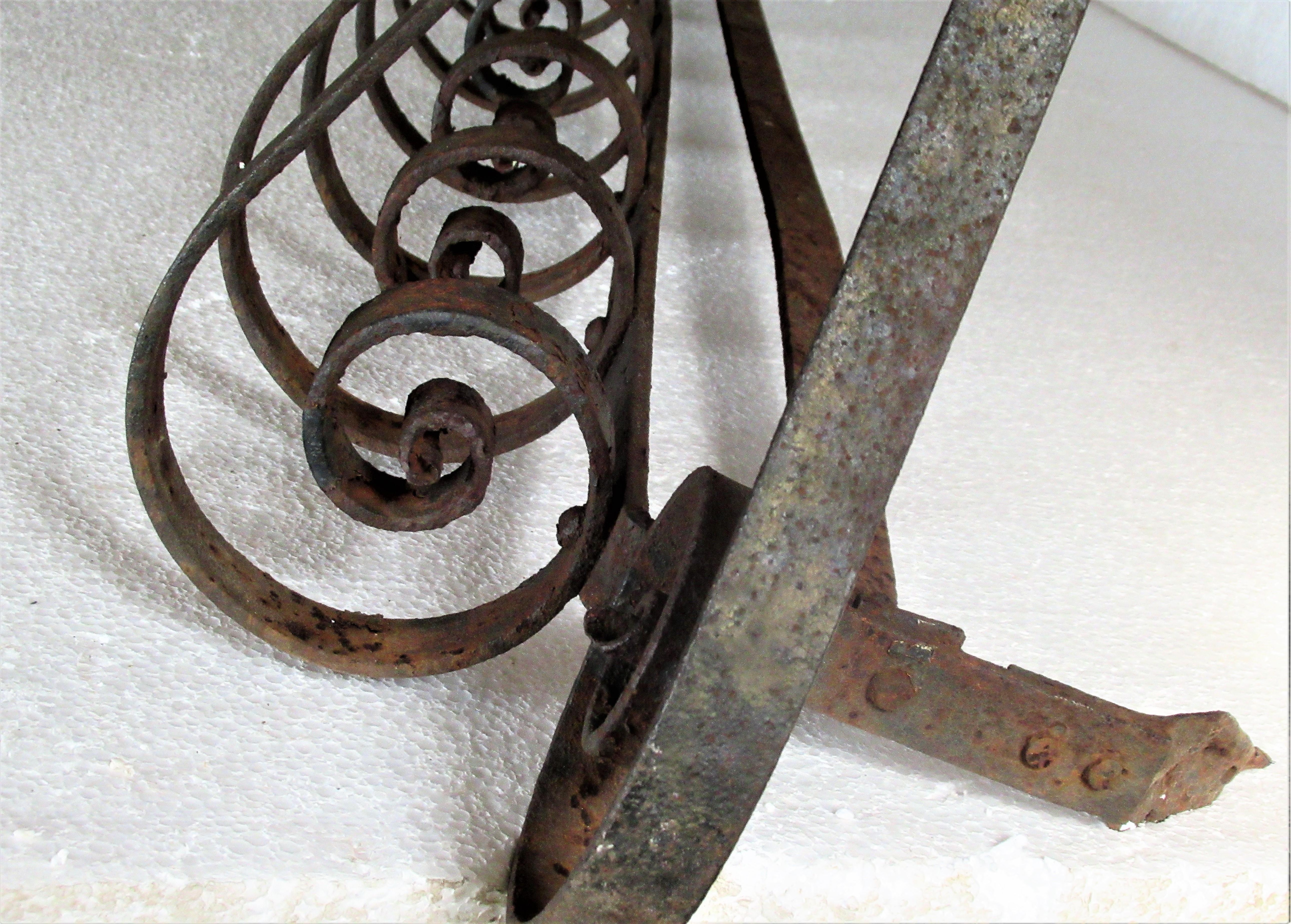 Antique Architectural Hand Wrought Iron Window Box Railing For Sale at ...