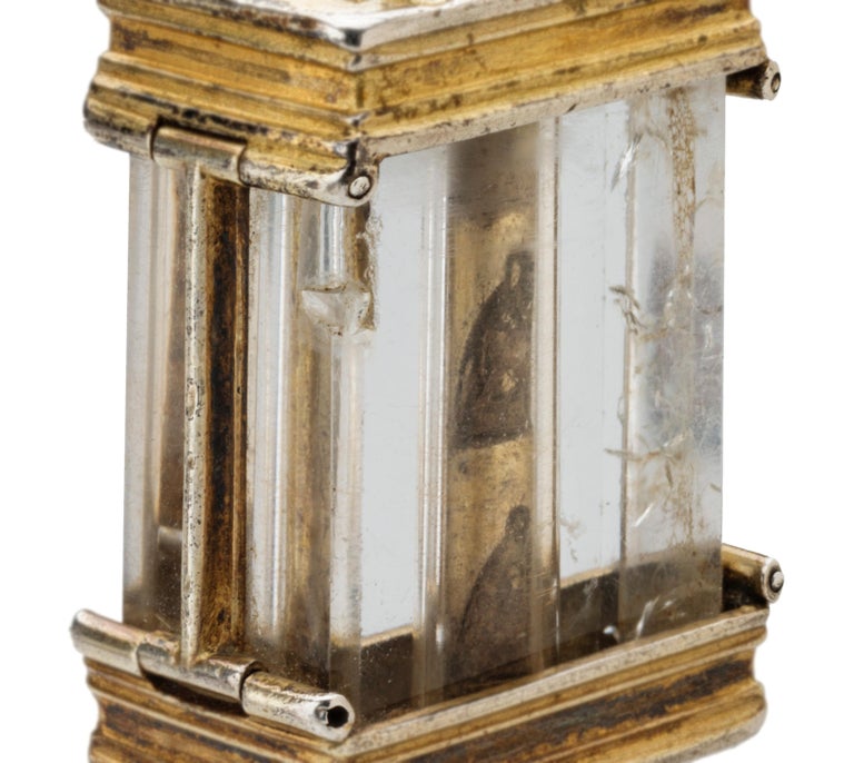 Antique Architectural Rock Crystal Pendant For Sale at 1stDibs