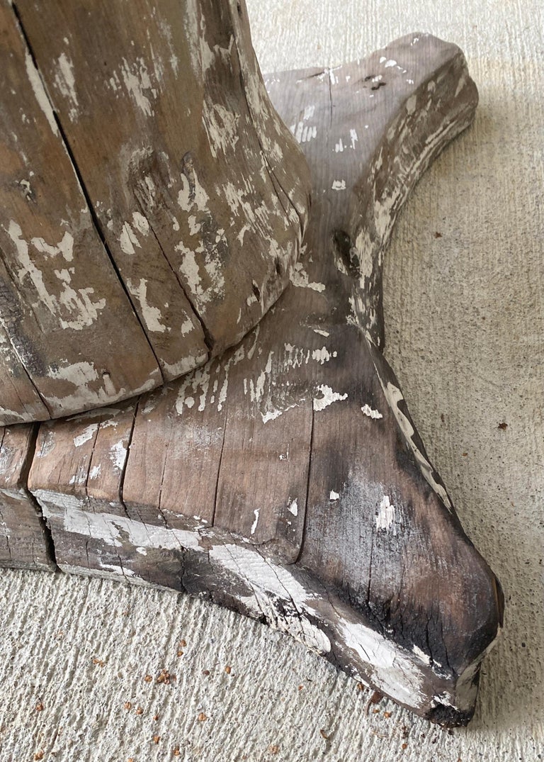 Antique Architectural Wood Pedestal Plinth, 2 Available For Sale at 1stDibs