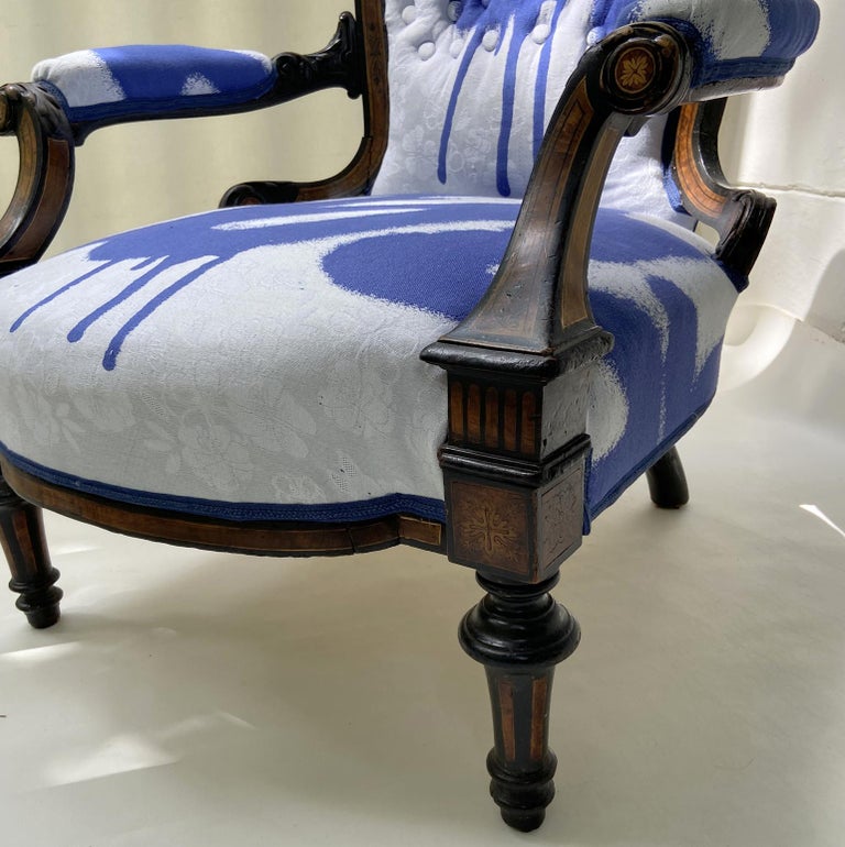 Antique Armchair Attributed to Horrix with Victor and Rolf Upholstery ...