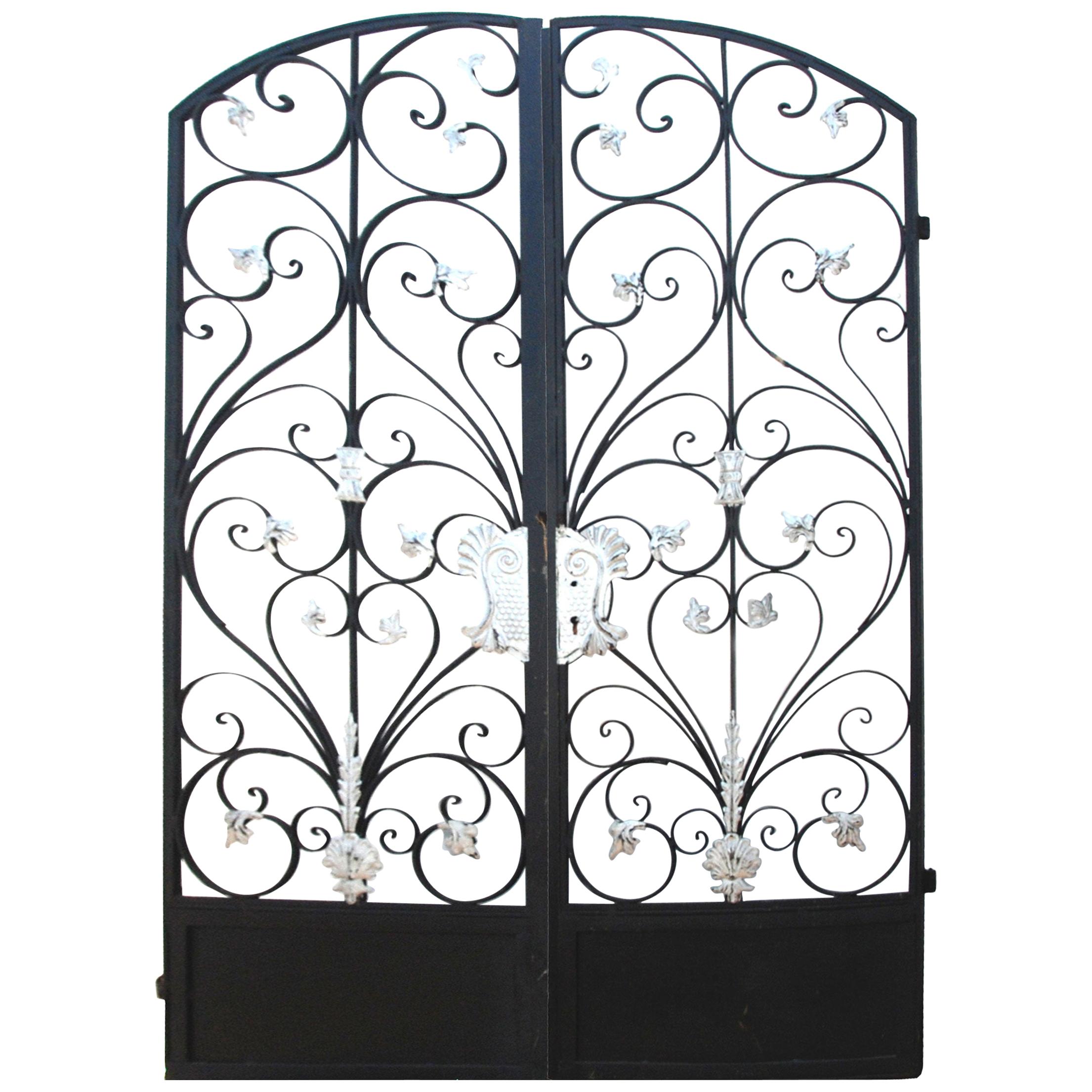 Set of Antique Neoclassical Style Gates For Sale at 1stDibs