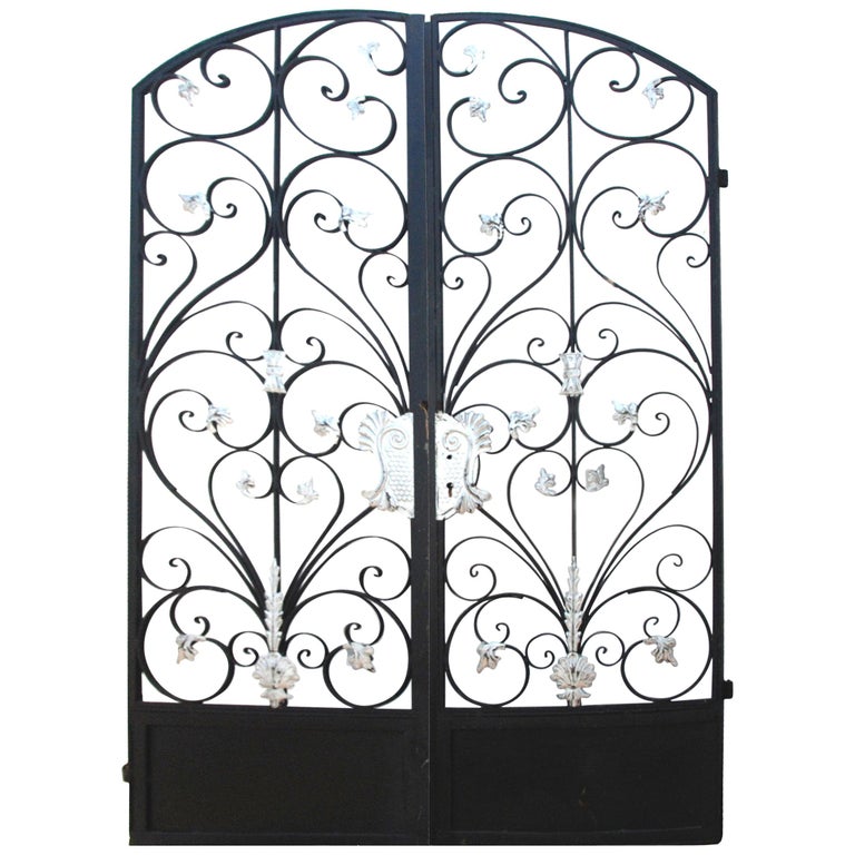 8Ft Art Deco Style Architectural Gates For Sale at 1stDibs