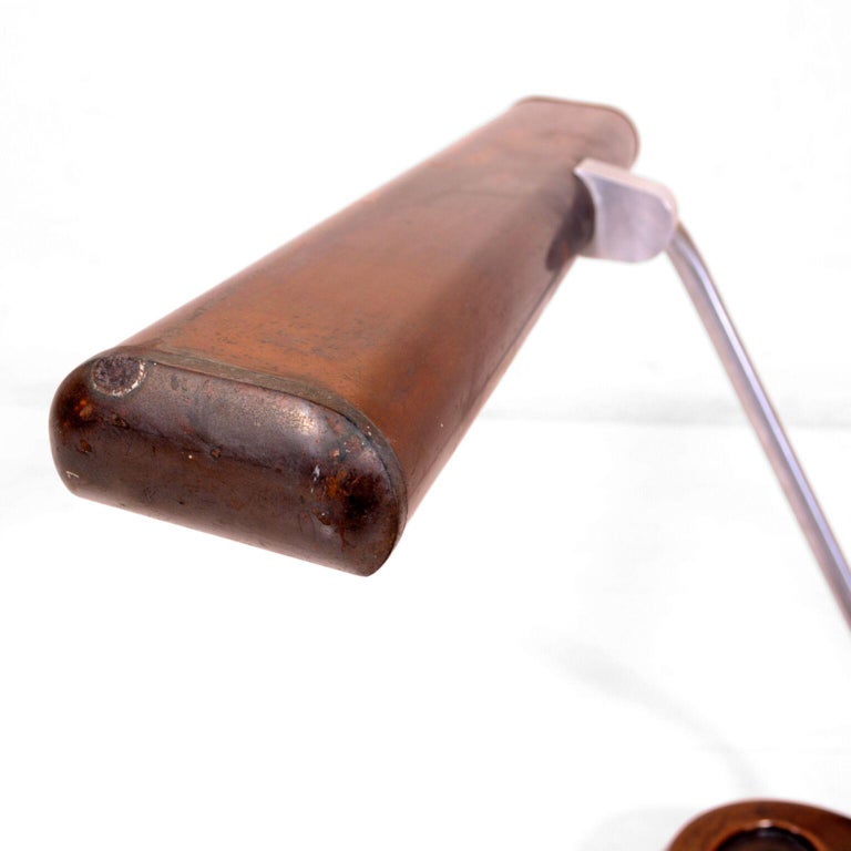 Antique Art Deco Brass Desk Lamp by Faries Lamp Co. at 1stDibs