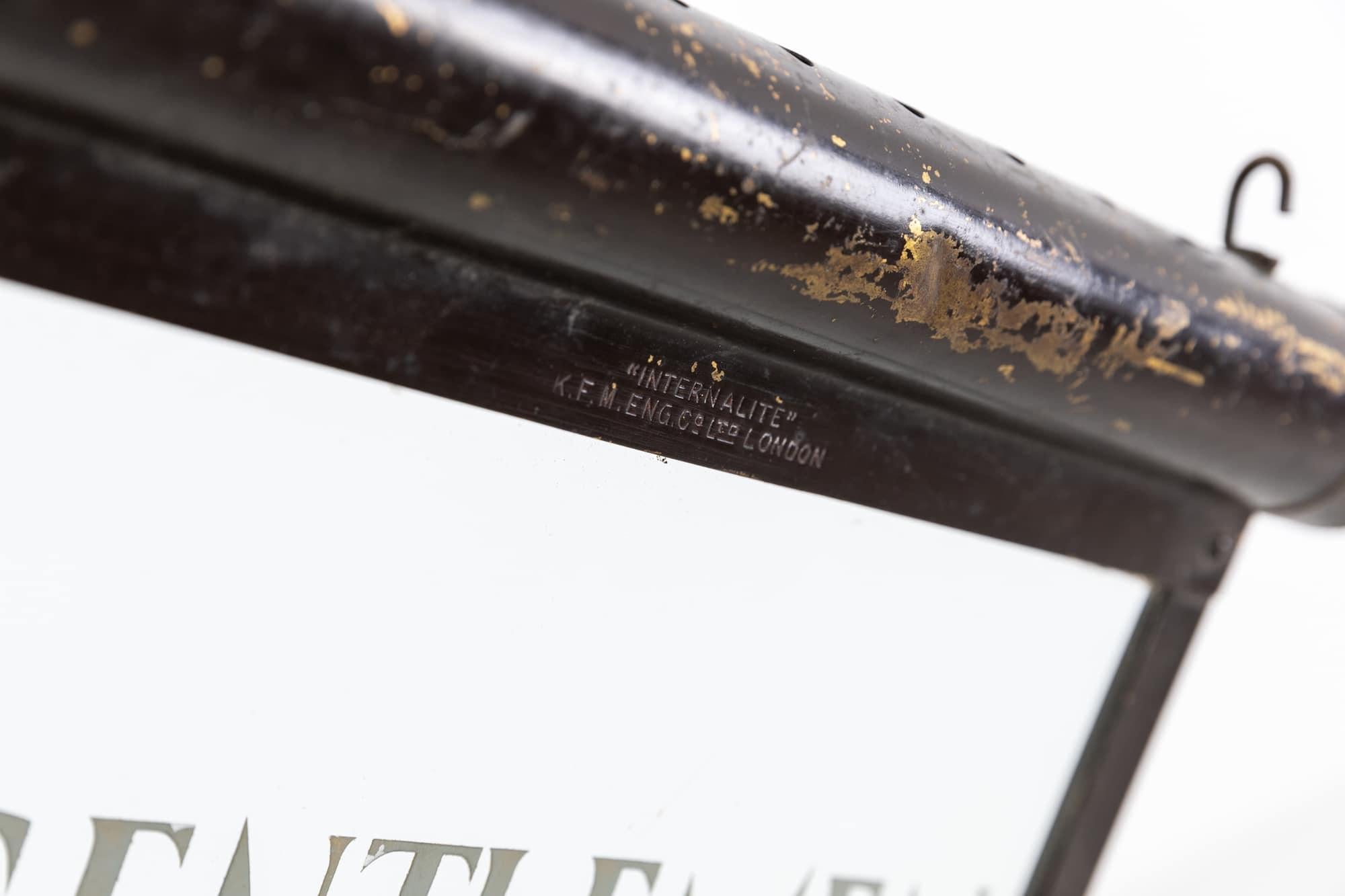 Antique Art Deco Brass Internalite 'Gentlemen' Illuminated Sign, C.1920 ...