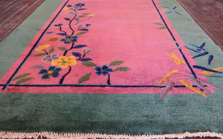 Antique Art Deco Carpet, The Best Color at 1stDibs