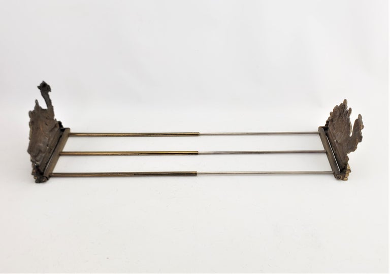 Antique Art Deco Cast Bronze and Brass Collapsible Book Stand with ...