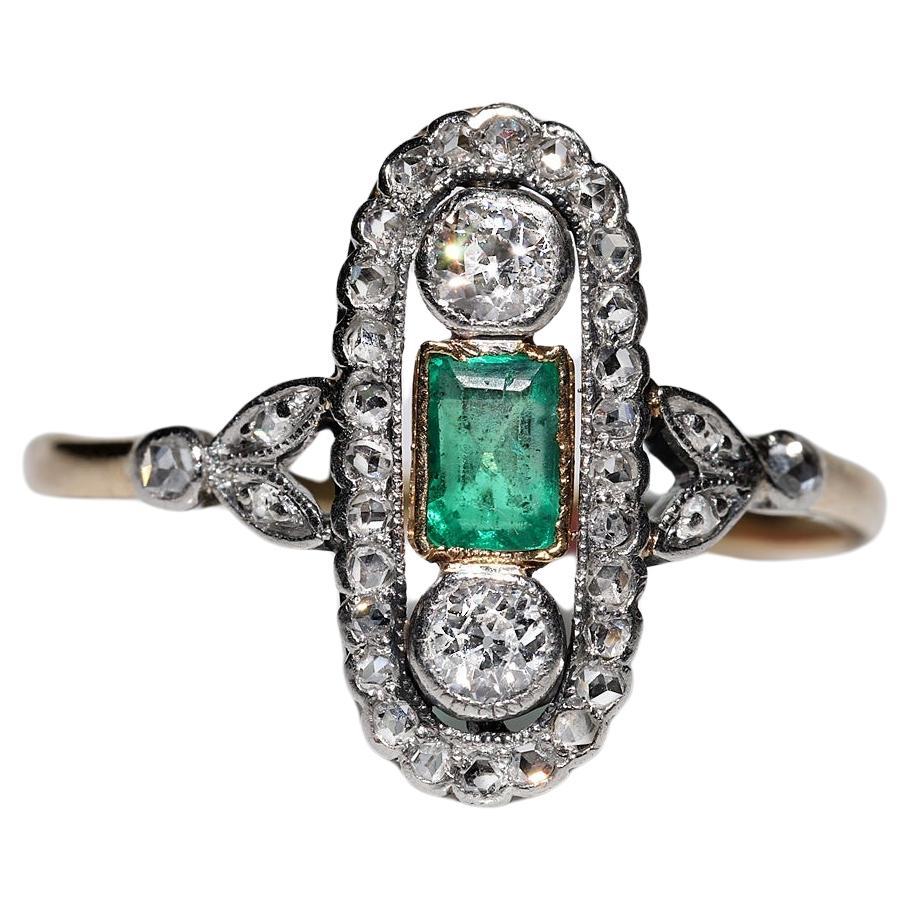 Antique Art Deco Platinum Circa 1920s Natural Diamond Engamemet ...