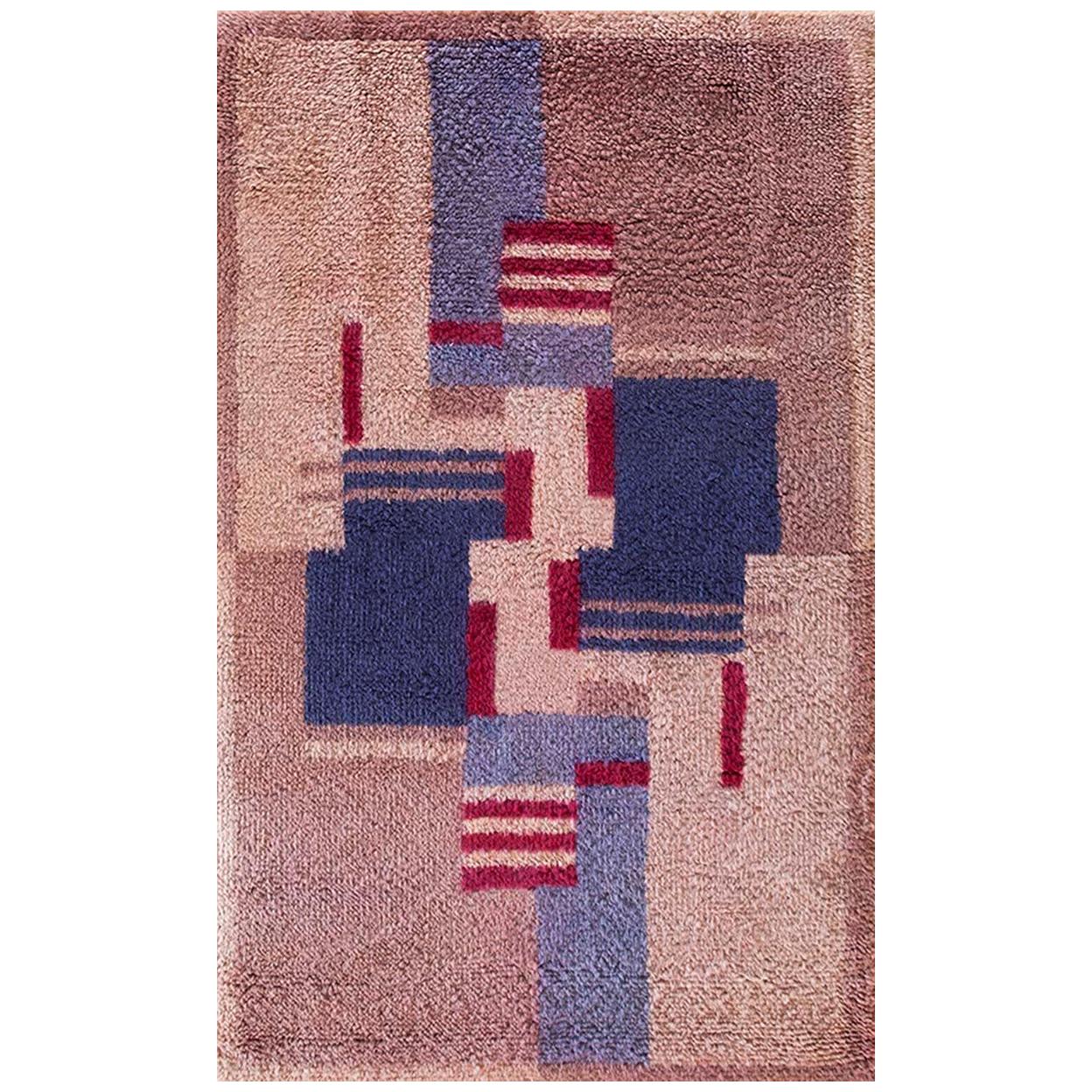 Antique European Art Deco Rug For Sale at 1stDibs