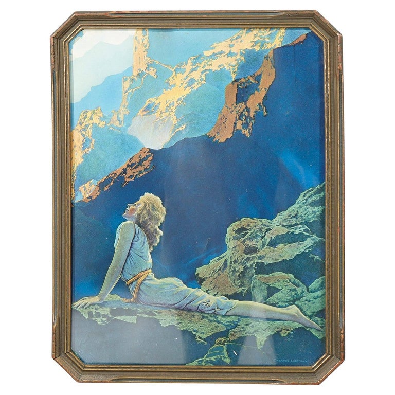 Antique Art Deco Maxfield Parrish Print 'Wild Geese', Circa 1920 For ...