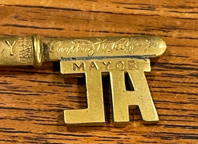 Antique Art Deco Mayoral "Key to City" Atlantic City, NJ, Anthony Ruffu ...