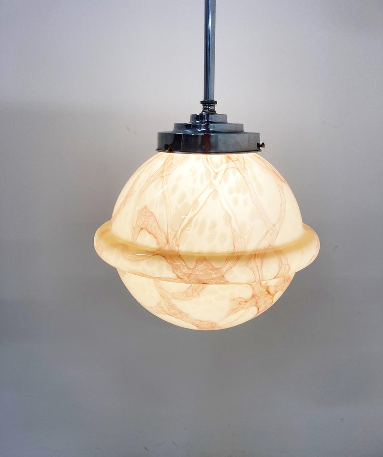 Antique Art Deco Pendant Light, 1930s For Sale at 1stDibs