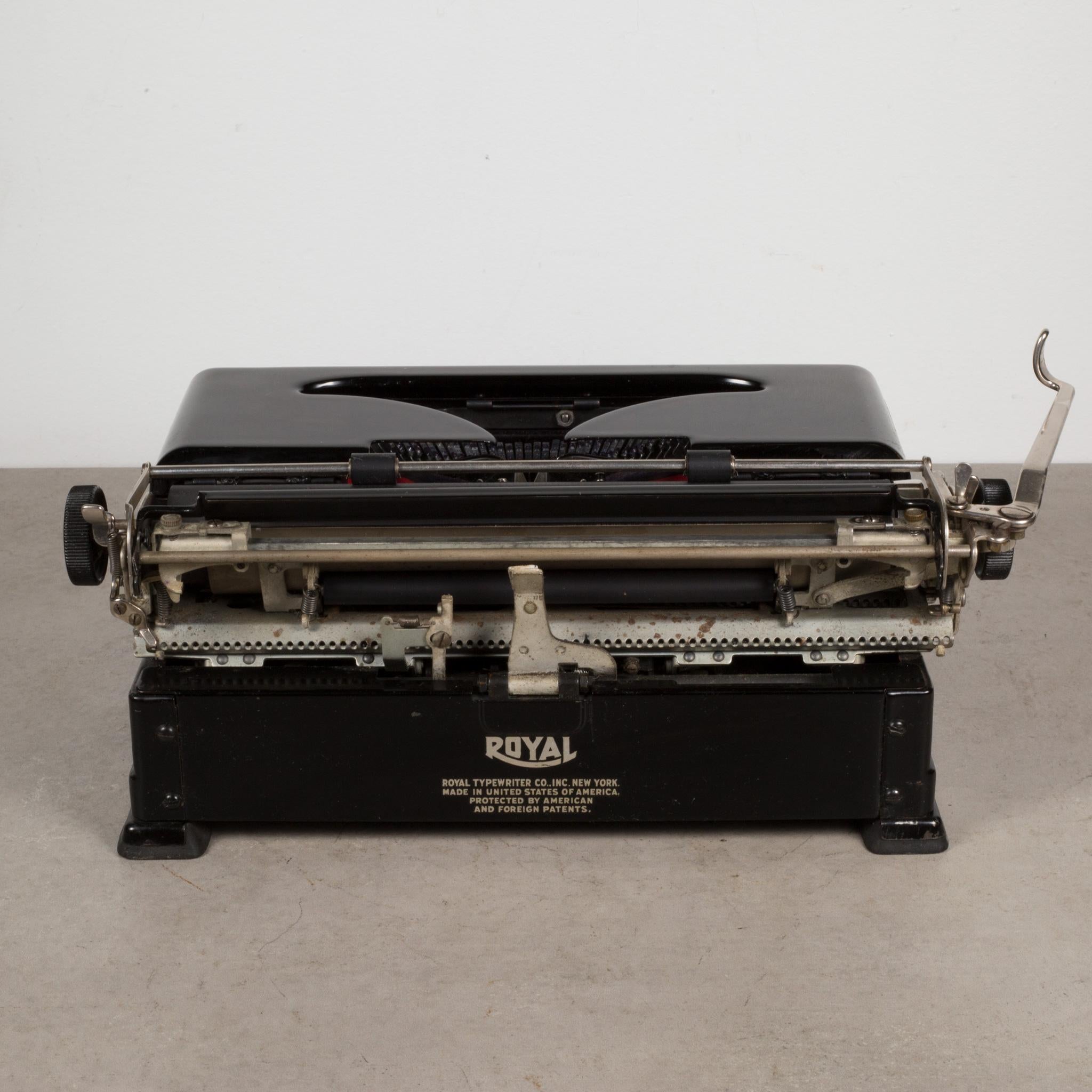 Antique Art Deco Royal Portable Typewriter, c.1936 at 1stDibs