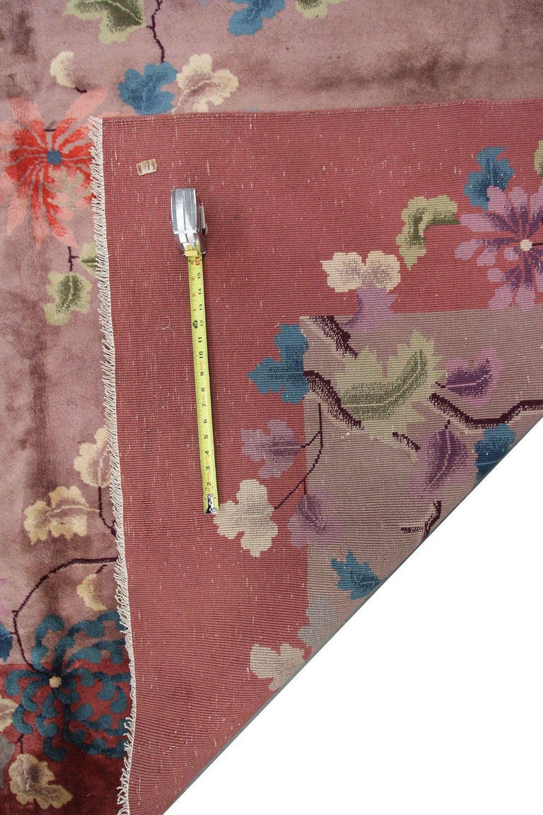 Antique Art Deco Rug Antique Chinese Rug Tree of Life Chinese Rug 1920 ...