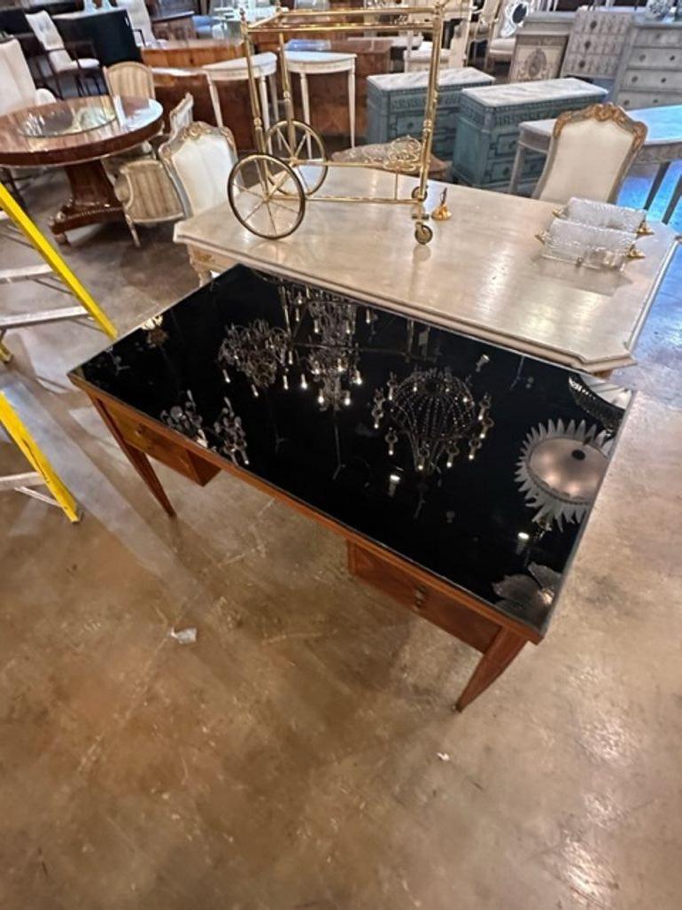 Antique Art Deco Style Rosewood Desk For Sale at 1stDibs