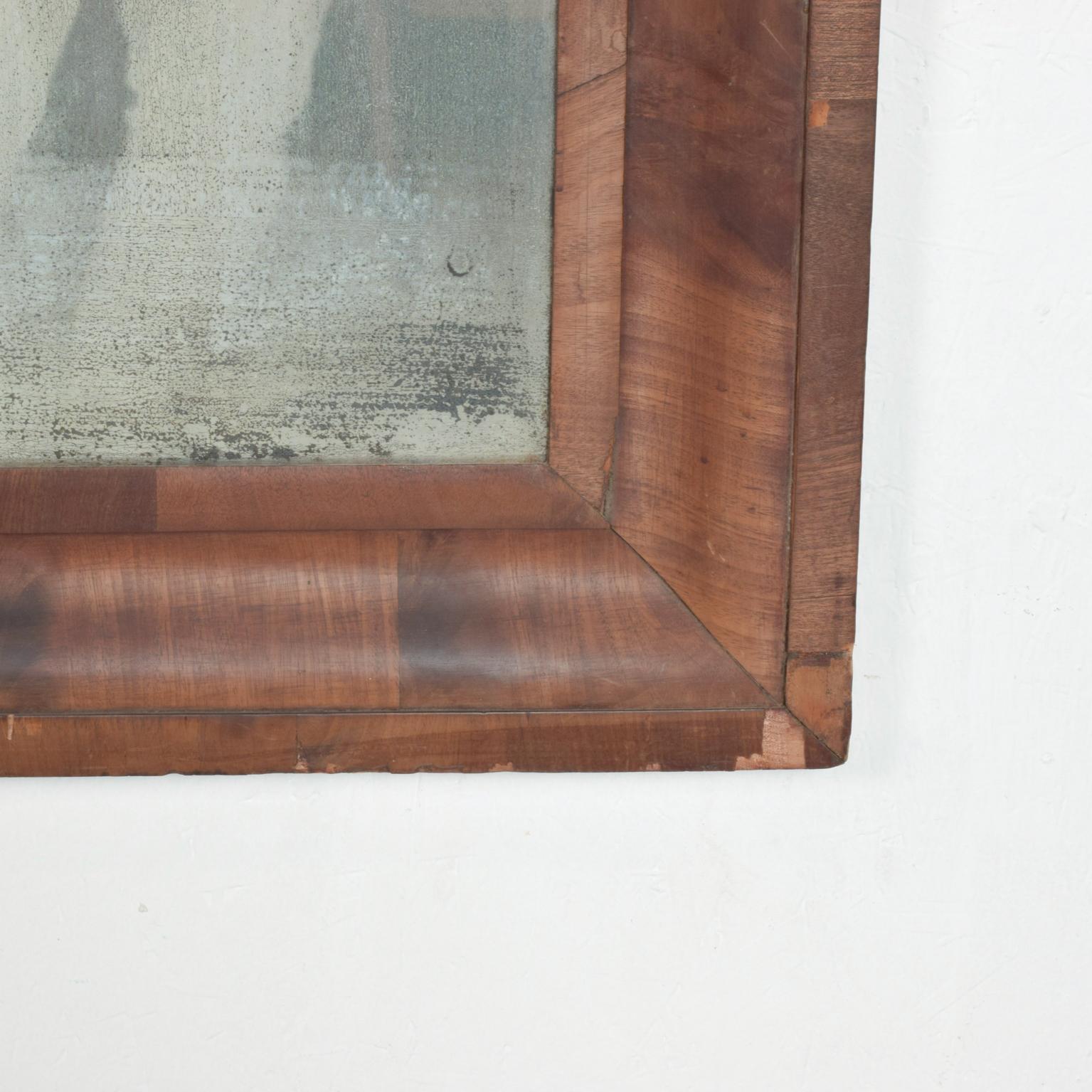 Antique Art Deco Wall Mirror Framed in Rosewood Vintage Patina 1930s ...