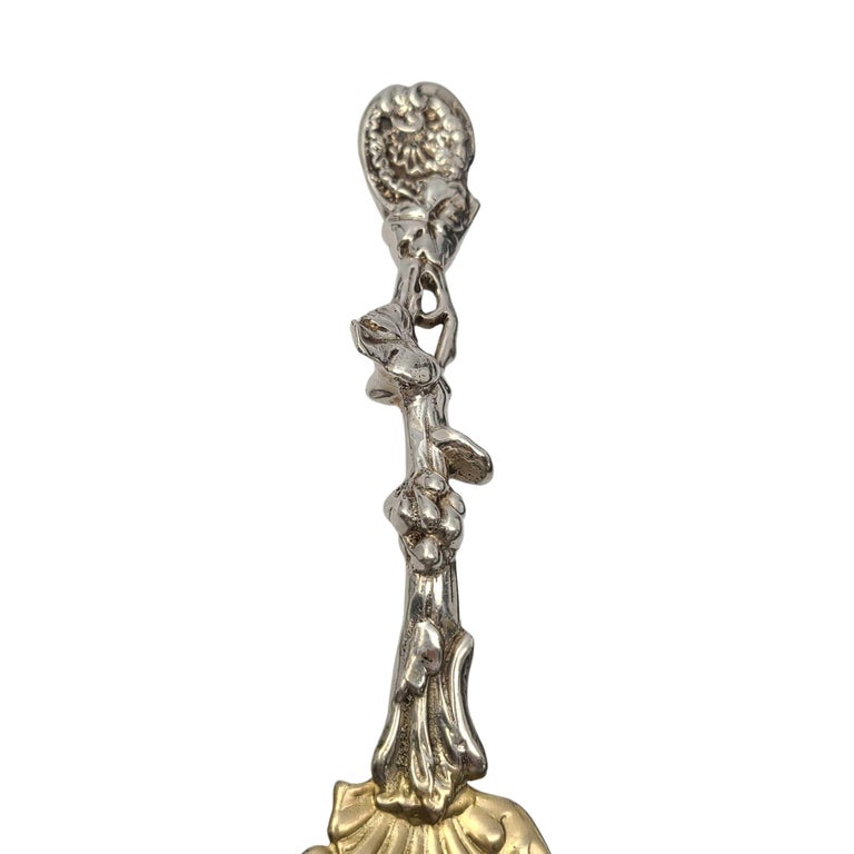 Antique Art Nouveau Sterling Silver Fish Server with Gold Wash Blade ...