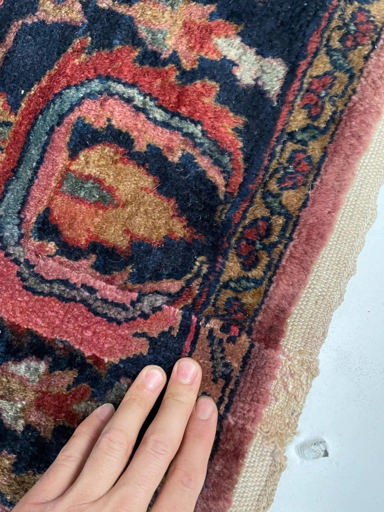 Antique Artistic and Moody Arabesque Lilihan Sarouk Rug, circa 1930's ...