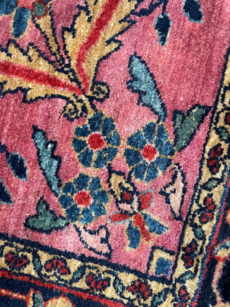 Antique Artistic and Moody Arabesque Lilihan Sarouk Rug, circa 1930's ...