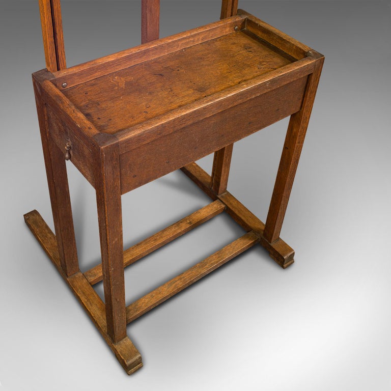 Antique Artist's Easel, English, Oak, Adjustable, Rest, Lectern ...