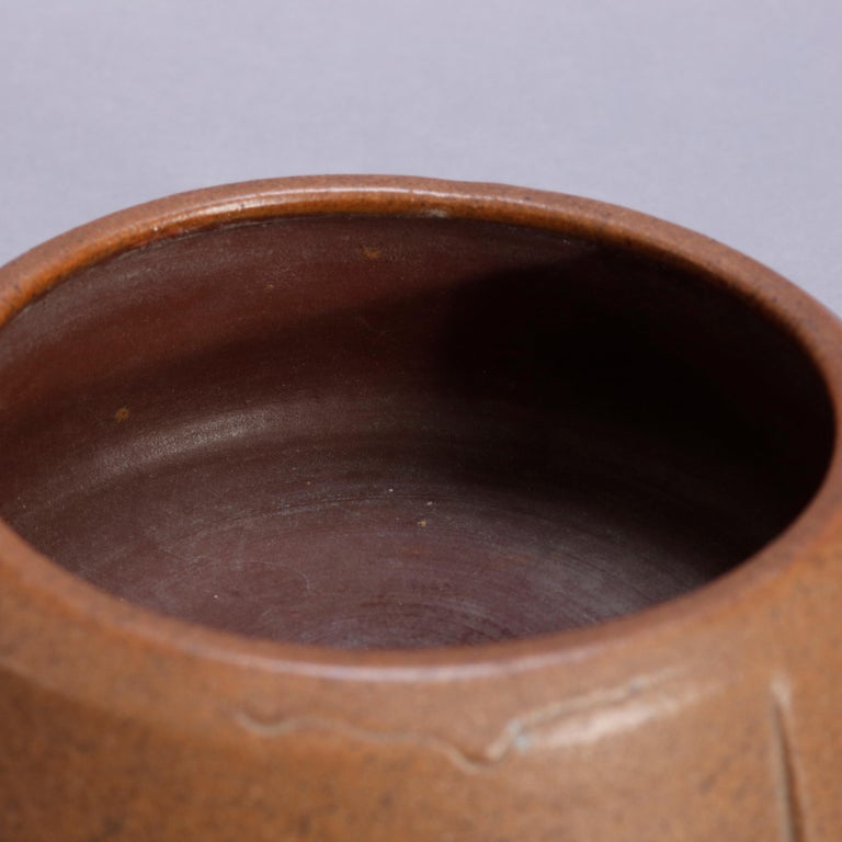 Antique Arts and Crafts Fulper Art Pottery Footed Buttress Bowl, circa ...