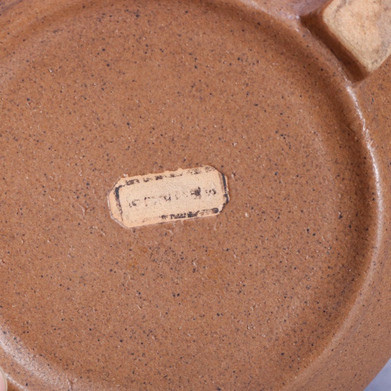 Antique Arts and Crafts Fulper Art Pottery Footed Buttress Bowl, circa ...