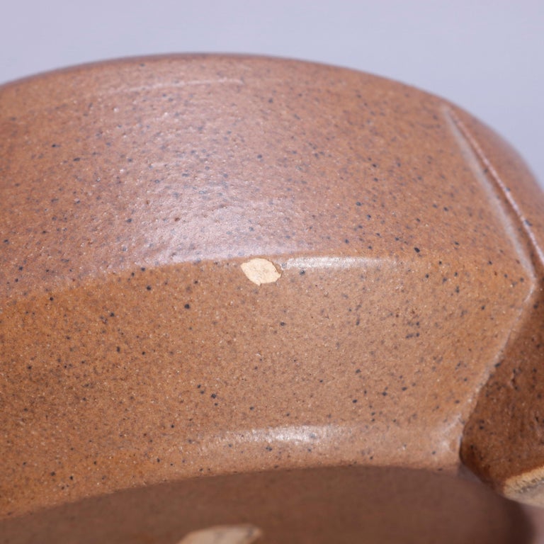 Antique Arts and Crafts Fulper Art Pottery Footed Buttress Bowl, circa ...